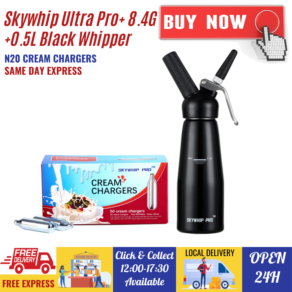 CREAM CHARGERS & DISPENSER COMBO - Skywhip Australia