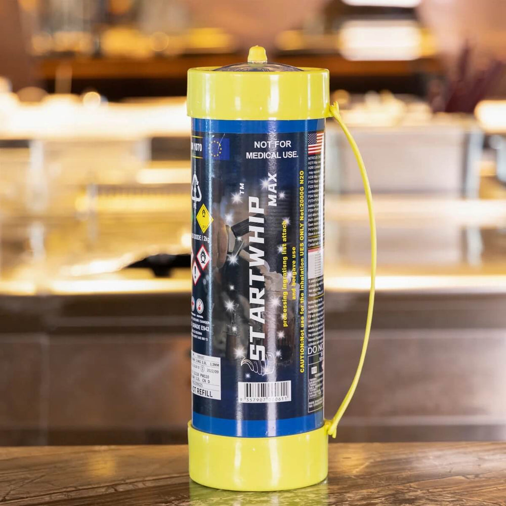 Nitrous Oxide Tank 3.3L Whipped Cream Charger 2100G 1-Pack Cylinder ...